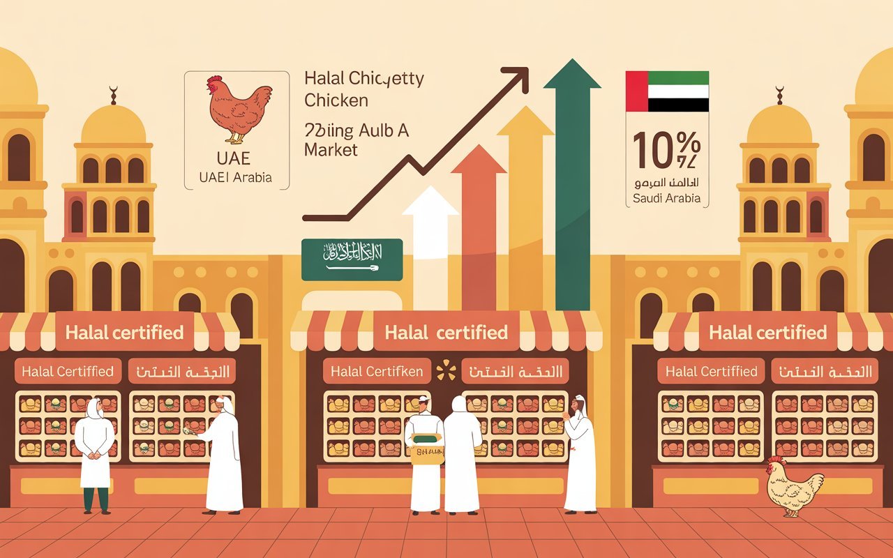 Halal Chicken Exports to UAE & Saudi Arabia | Certified Poultry
